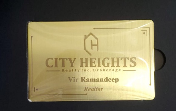 Metal business card (Laser engraved) - Cards Digify