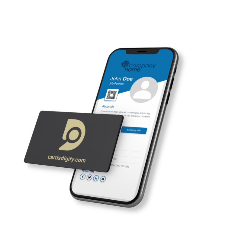 Cards Digify | NFC business cards: Revolutionizing Information Sharing ...